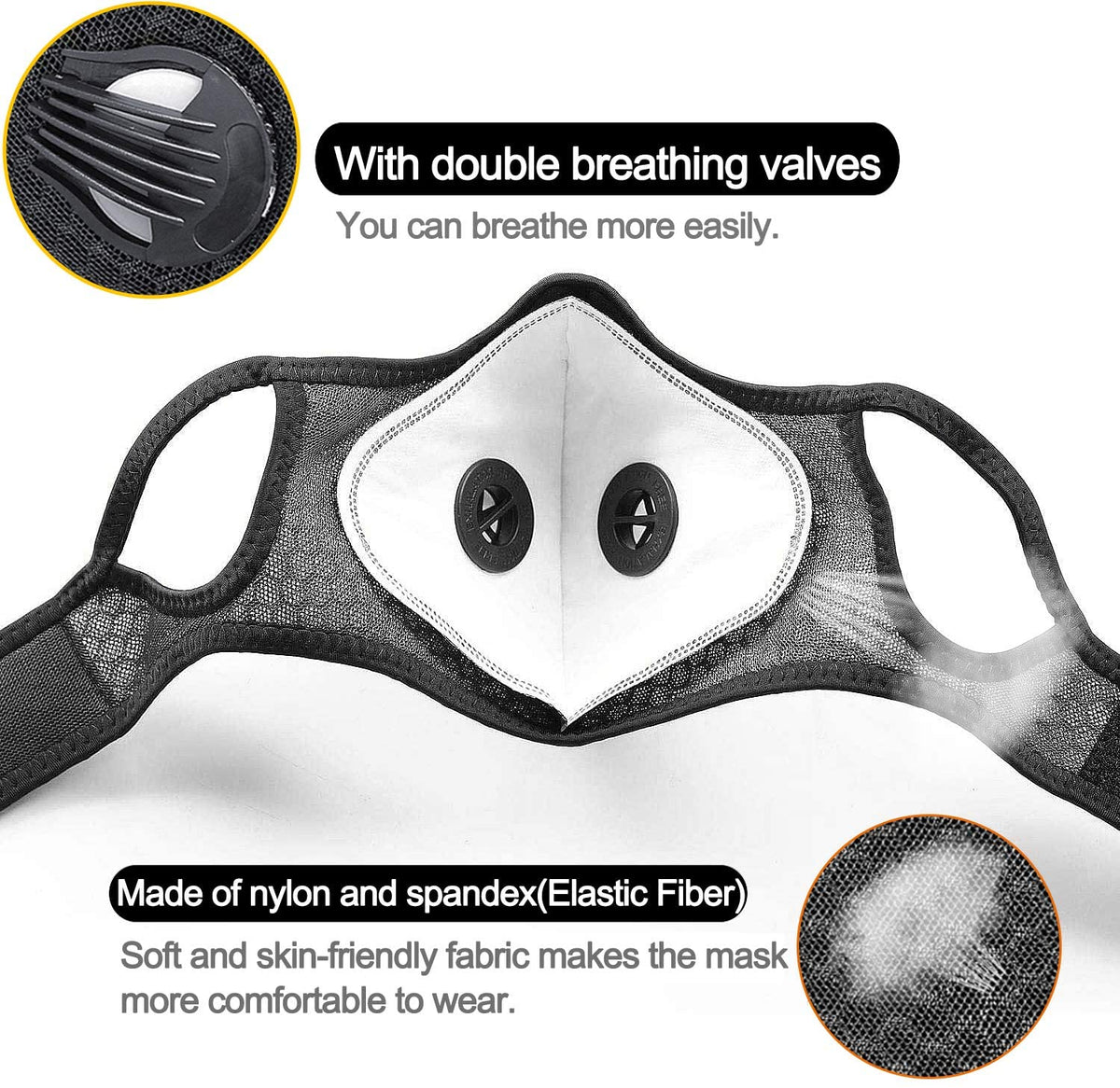 MQ Black Sports Mask (2-pack)– MQ Direct